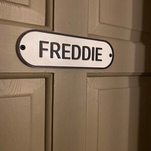 The Emley Cottage Style Door Sign Personalised Sign Pastel - Etsy