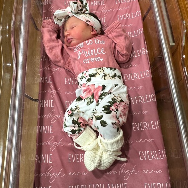 Baby Girl Coming Home Outfit, Newborn Girl Coming Home Outfit, Baby Girl Clothes, Personalized ...