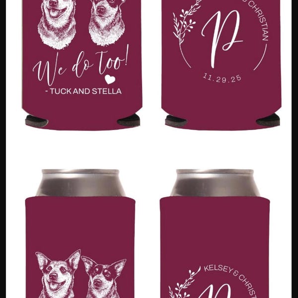 Personalized Coffee Cup Sleeve Wedding Favor, Wedding Coffee Cup Sleeve ...