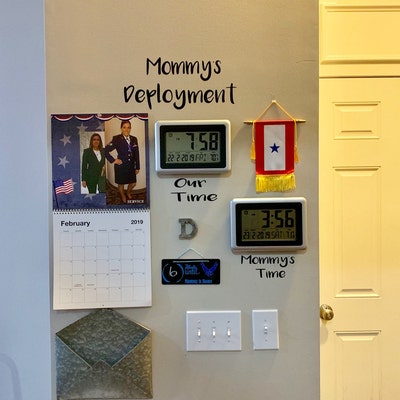Deployment Wall Decals,deployment Decals,deployment Countdown Wall ...