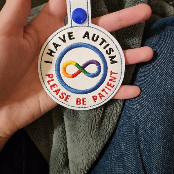 Please Be Patient I Have Autism Tag, Autism Tag for Backpack, Autism ...
