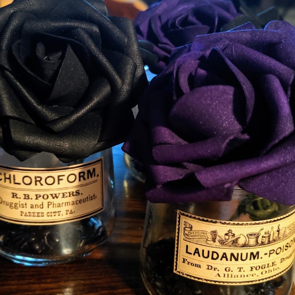 Apothecary Labels 22 Reproduction Vintage Labels With Poison, Snake Oil ...