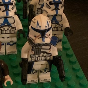 P2 Clone Commander Custom Decaled LEGO Minifigures type 2 Rex, Wolffe ...