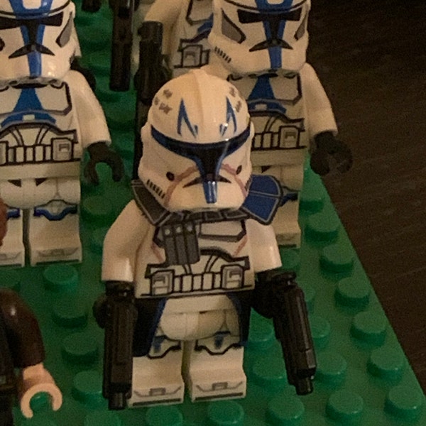 P2 Clone Commander Custom Decaled LEGO Minifigures! (type 2- Rex ...