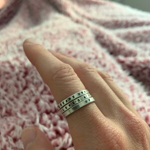 St. Raphael the Archangel Heals Me' hand Stamped Ring | Etsy