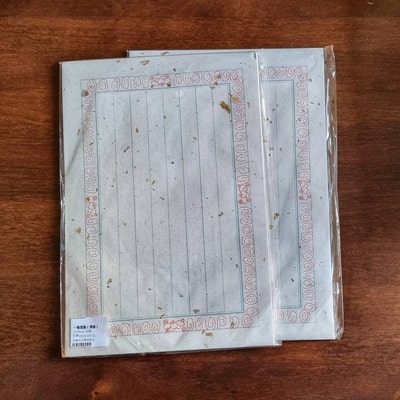 10 Sheets of Rice Paper, Handmade Linen Paper, Calligraphy Rice Paper ...