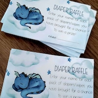 Editable Pink Fall Pumpkin Diaper Raffle Tickets Printable | Baby ...