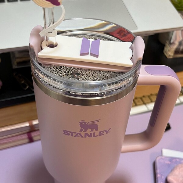 BTS Logo Acrylic Stanley Topper – Purple BTS Army Edition for 30oz and ...
