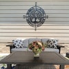 Personalized Life Tree Compass Sign , Metal Compass Wall Art ...