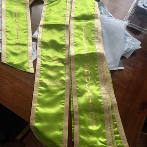 Personalized Sash Graduation Stoles Customized Graduation Sash Custom ...