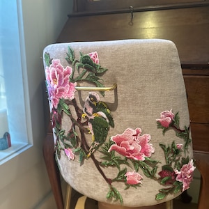 Large Embroidered Yellow Flower Patch Vintage Style Floral Appliqué - Etsy