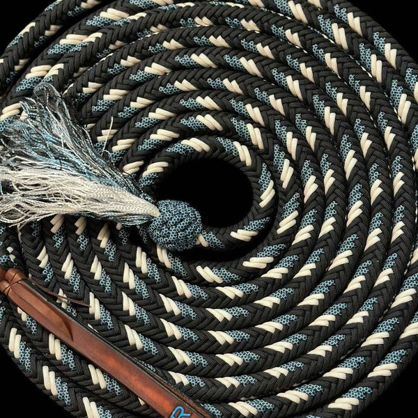 Custom Rope Halter With Lead Leather Bronc Noseband Hand Tooled - Etsy