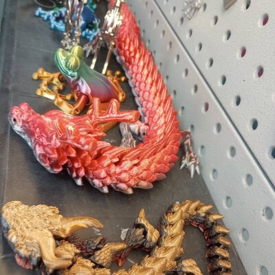 3D Printed Articulated Snake BOA Design by Cinderwing3d - Etsy