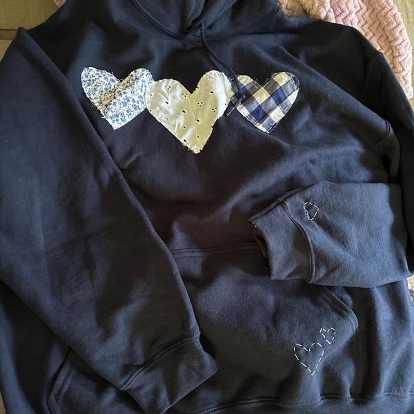 3 Stars Custom Patchwork Sweatshirt! Color Can Be Customized! All Are ...