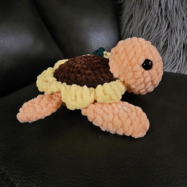 Pineapple Turtle Pattern Crochet PDF Download Beginner Friendly ...