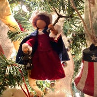 Mrs. Cratchit Clothespin Ornament, Mary Cratchit, Christmas Ornament, A ...