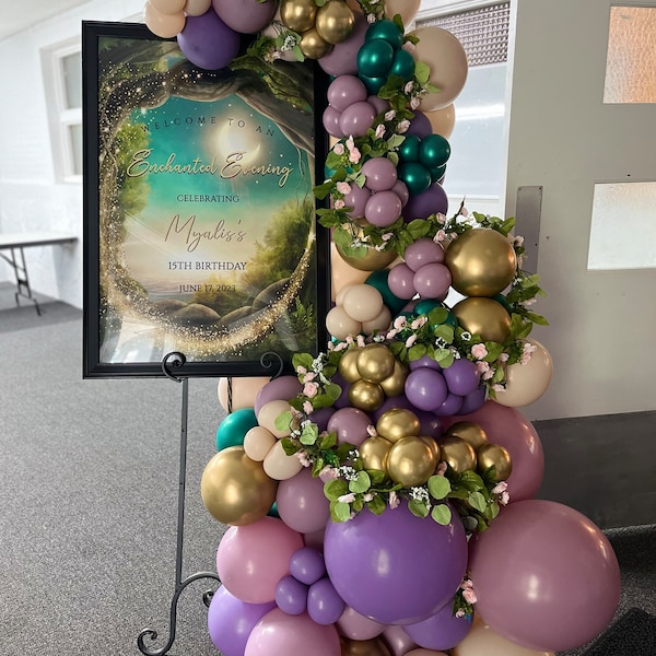 Enchanted Forest Welcome Sign, Enchanted Welcome Signs, Printable Party ...