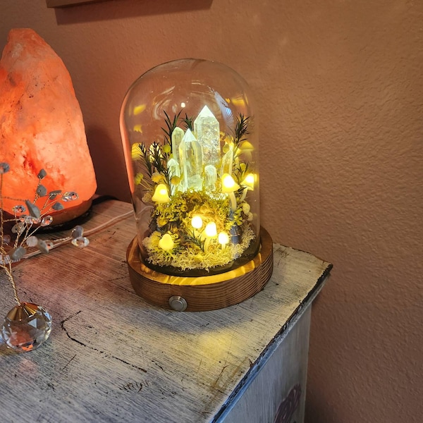 Glowing Crystal Pillars With Healing Properties, Enchanted Forest ...