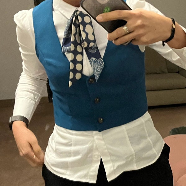 Green and Pink Patterned Triangle Bandana Scarf, Ascot Neckerchief ...