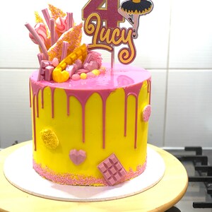 Themed Cake Topper Barbie Shaker - Etsy