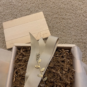 Wooden Gift Box W/custom Engraved Letter SMALL SIZE // | Etsy