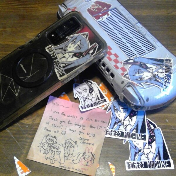 Alien Kasane Teto Sticker Chibi Gnarp Gnarp Ver. - Etsy