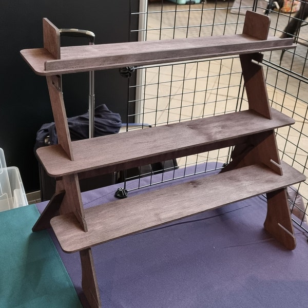 Portable Display Shelf Vendor Booth, Craft Show Display Stand, Retail ...