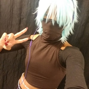 Turtleneck OR Masked Crop Top Your Choice Elven Forest, Festival ...