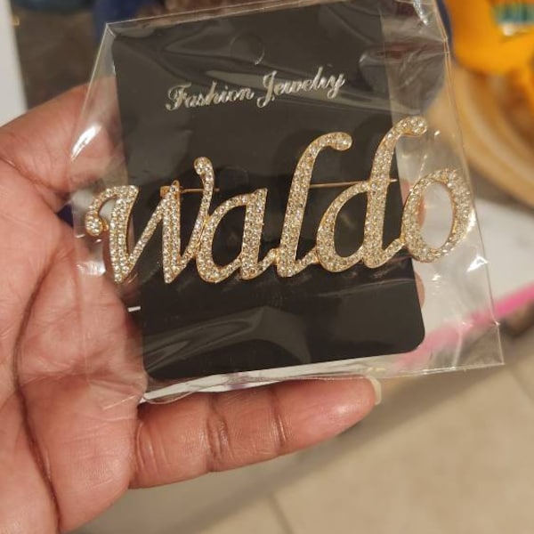 Custom Nameplate With Bling Cuban Chain, Personalized Nickname Necklace ...