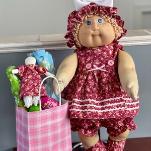 1984 Vintage 18 Soft Sculpture Cloth Doll Pattern Boy Girl Like Cabbage ...