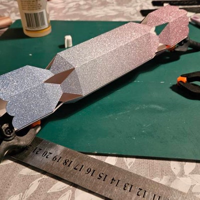 Cracker With Scalloped Edge SVG, Christmas Cracker Template, Cracker ...