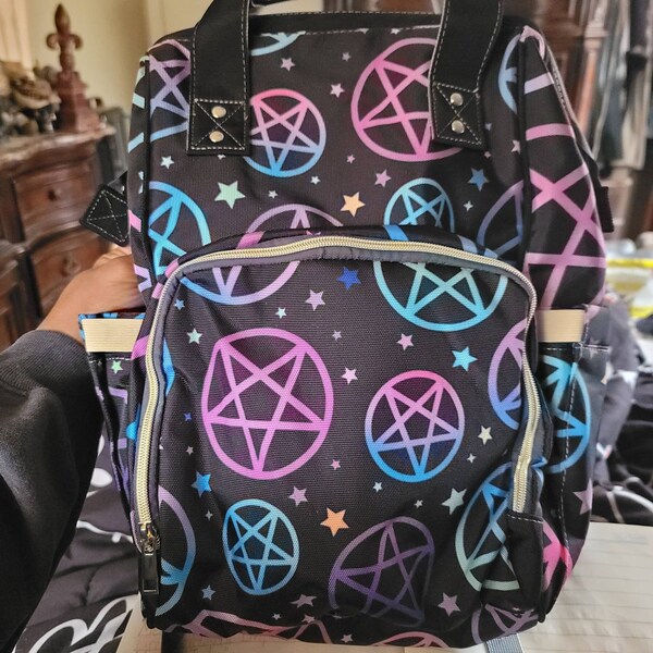 Baby Bat Diaper Nappy Bag Pastel Goth Baby Bag Goth Backpack Goth Purse ...