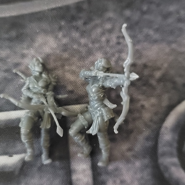 Elf Ranger Lila 3D Printed Tabletop RPG Mini UNPAINTED - Etsy