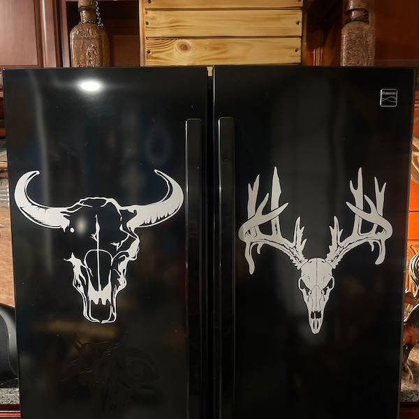 Cow Bull Skull Longhorn Cattle Car Truck Window Bumper Vinyl Graphic ...