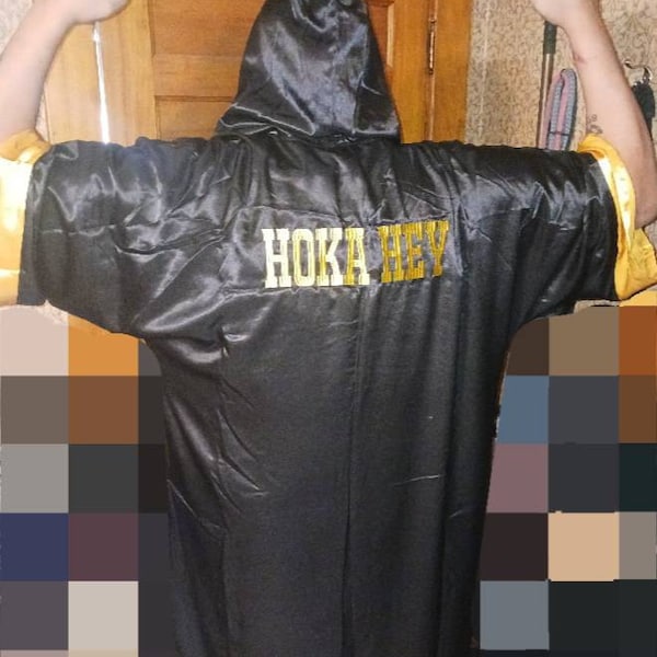 Adult Boxing Silk Satin Robes Custom Made Robes Personalized Robes ...