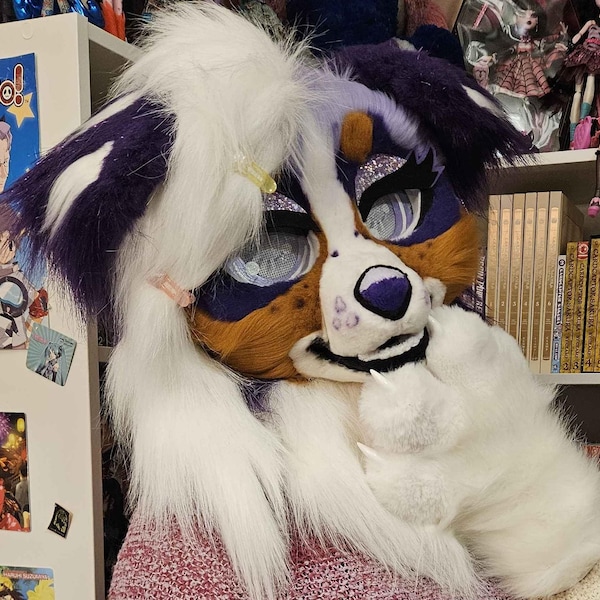 Fursuit Hair Bangs Sewing Pattern - Layered Style 11 Pieces PDF With ...