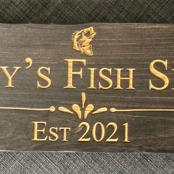 Rustic Wall Sign With Custom Family Name - Farmhouse Style Home Decor ...