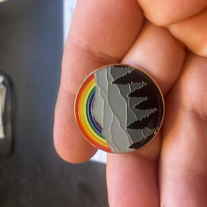 Subtle Bisexual Flag Enamel Pin Enamel Cute Pin Set Pins Laple Pin Hard Enamel Pin Gift for Her ...