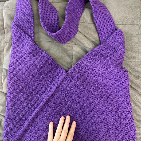 CROCHET PATTERN + VIDEO Just a Rectangle Crochet Danbury Bag Pattern ...