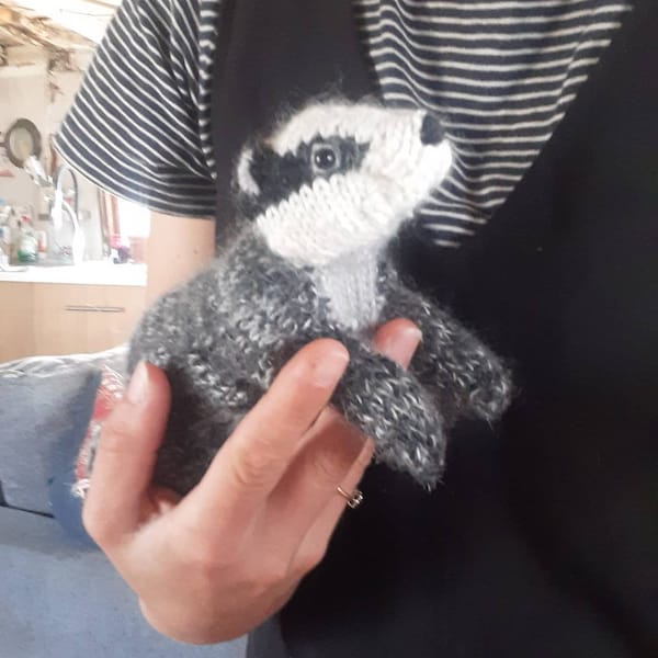 MR. BADGER - Knitting Pattern - Etsy