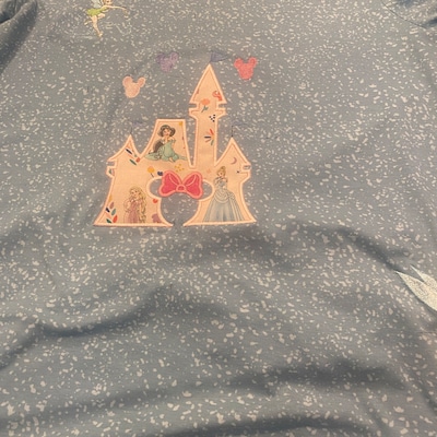 Character Inspired Miss Mouse Castle Embroidery Applique Design - Etsy