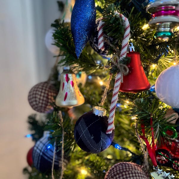 FAUX PRIM Red/white Pep-o-mint Candy Canes Country Christmas, Farmhouse ...