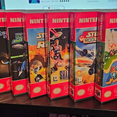 NINTENDO NES Custom Replacement Game Storage Case and Art, 100's of ...