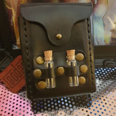 Leather Pouch Leather Belt Bag Plague Doctor Costume Cosplay Bag With ...