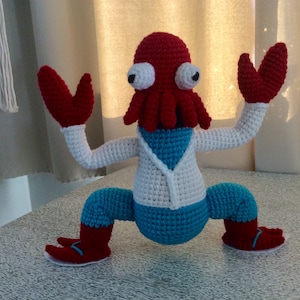 Crochet PATTERN for Zoidberg Amigurumi Doll EN - Etsy