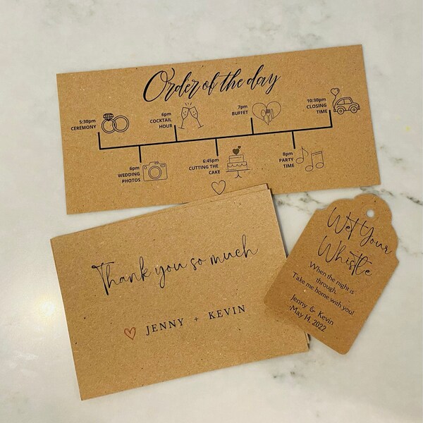 Flowchart Minimalist Wedding Invitation A5 Canva Template | Editable ...