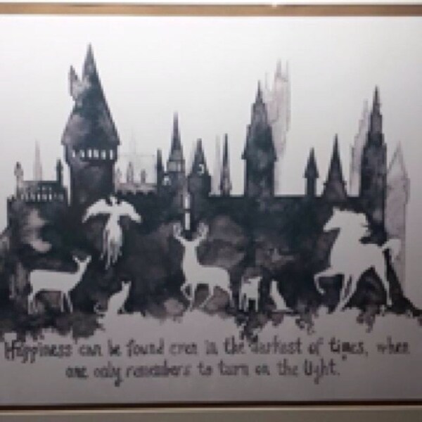 Fantasy Quote Painting, Wizard School, Wizard Castle, Fantasy Art ...