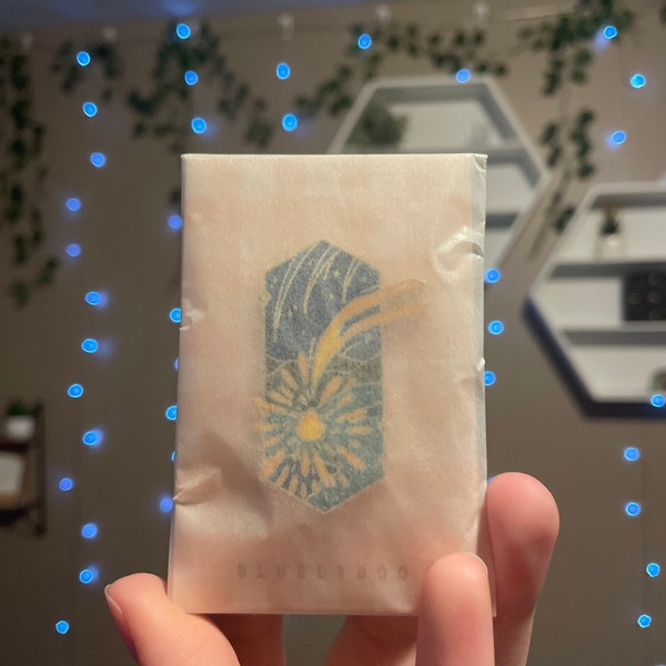 Meteor Pin - Celestial Scene Anime Gold Comet Star Flame Castle Space ...