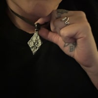 Forged Iron Raido Rad Rune Viking Amulet Runic Nordic Pendant - Etsy Canada