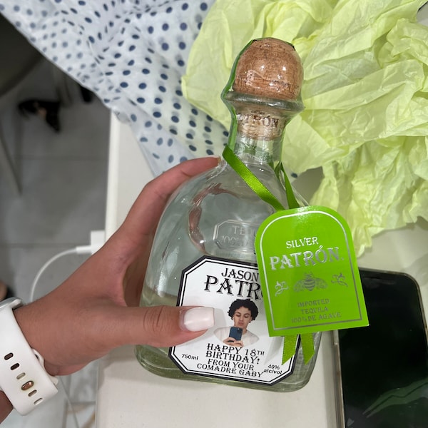 Custom Patron Label, Liquor Label, Birthday Bottle Labels, Groomsmen ...